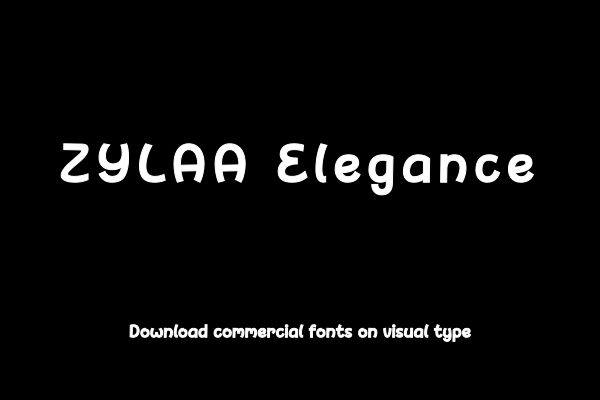 ZYLAA Elegance-「字语坊字库官方」-下商用字体，上字体视界